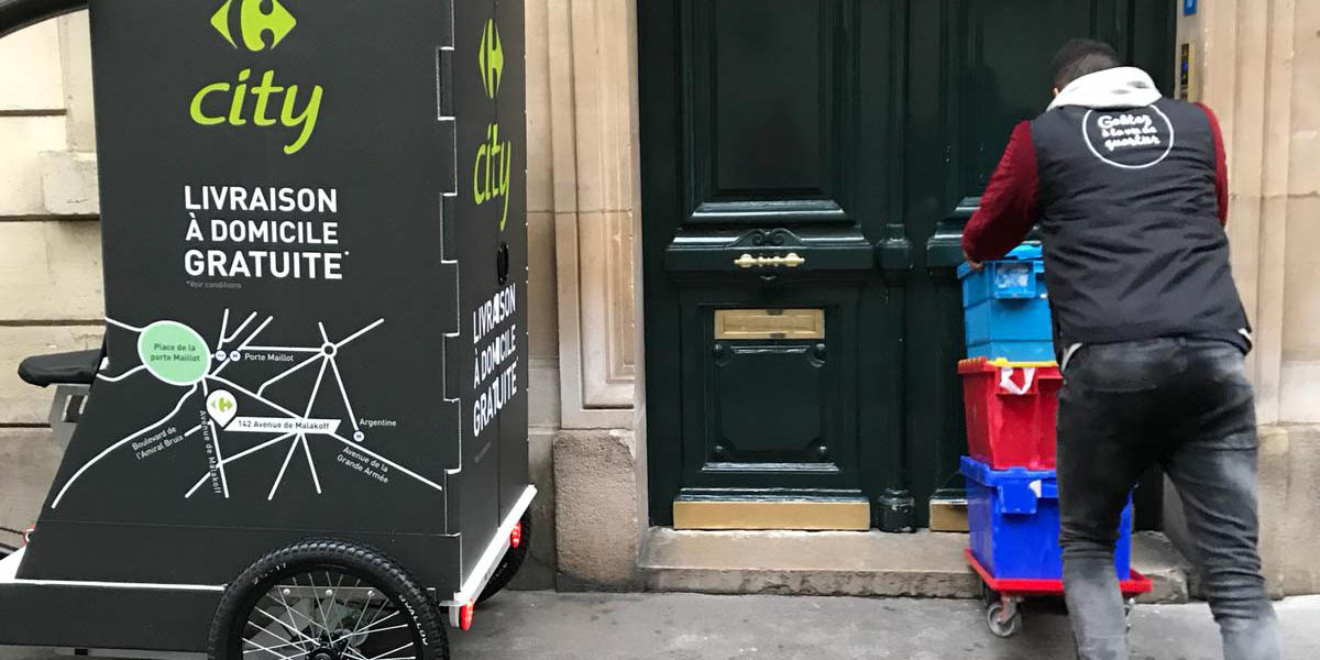 Triporteur électrique professionnel pour la logistique du dernier kilomètre